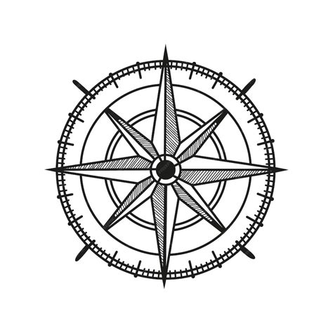Premium Vector Vector Wind Vane Map Directions Vintage Compass