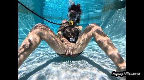Aquaphilias Mya Pleasure Underwater Scuba Orgasm Training Part 2