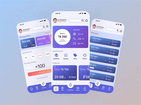 Telecom App Ui By Edrak Nasek On Dribbble