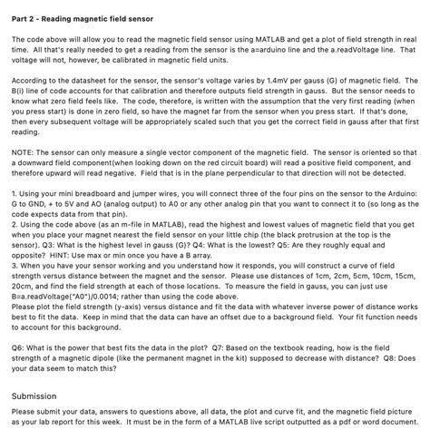 Solved Matlab Code To Read Magnetic Field Sensor file To Solved Matlab Code To Read Magnetic Field Sensor file To