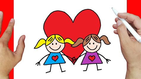 Dibujos Del Amor Y La Amistad Faciles Dibujos Fáciles Youtube