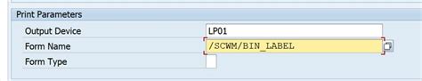 Printing Of Storage Bin Labels In Sap Ewm Sap Community