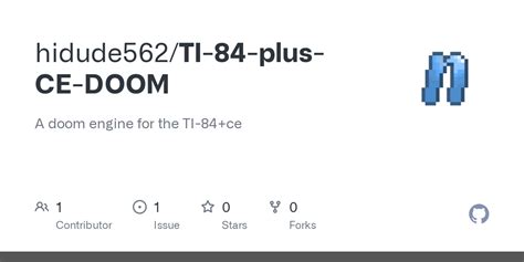 Github Hidude562 Ti 84 Plus Ce Doom A Doom Engine For The Ti 84 Ce
