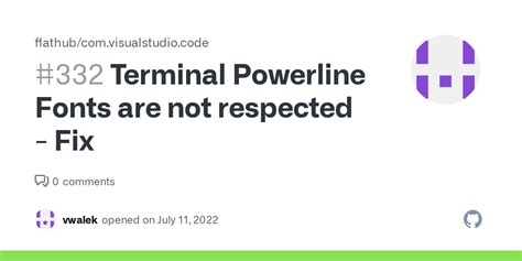 Terminal Powerline Fonts Are Not Respected Fix Issue 332 Flathub