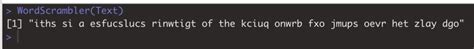 Little Useless Useful R Functions Word Scrambler R Craft