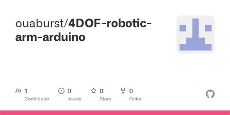 Github Ouaburst4dof Robotic Arm Arduino