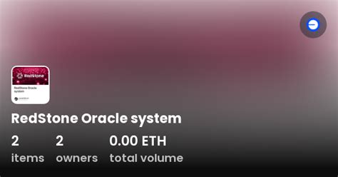 Redstone Oracle System Collection Opensea
