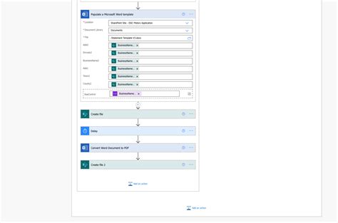 flow with repeating content and multiple customers power platform