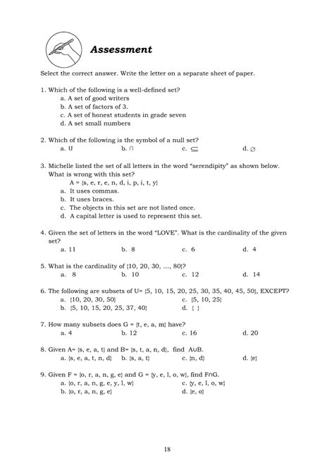 math 7 module 1 sets grade 7 modules