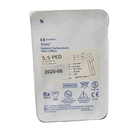 Shiley Pediatric Tracheostomy Tube Cuffless Vastovers Retail Store