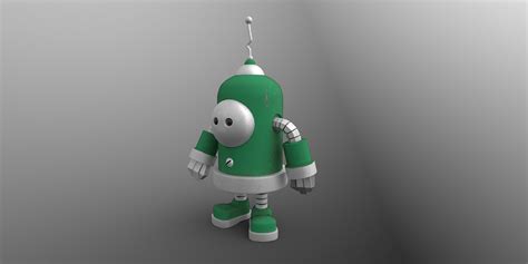 Andriod Robot 3d Model On Behance