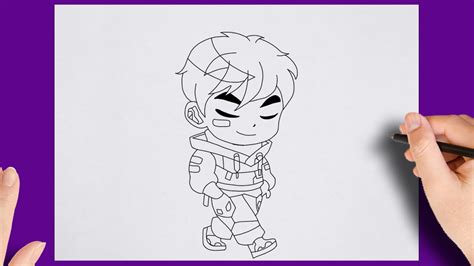 How To Draw Mini Iso Agent Valorant Youtube