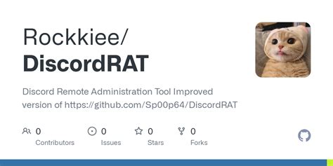 GitHub Rockkiee DiscordRAT Discord Remote Administration Tool Improved Version Of Https