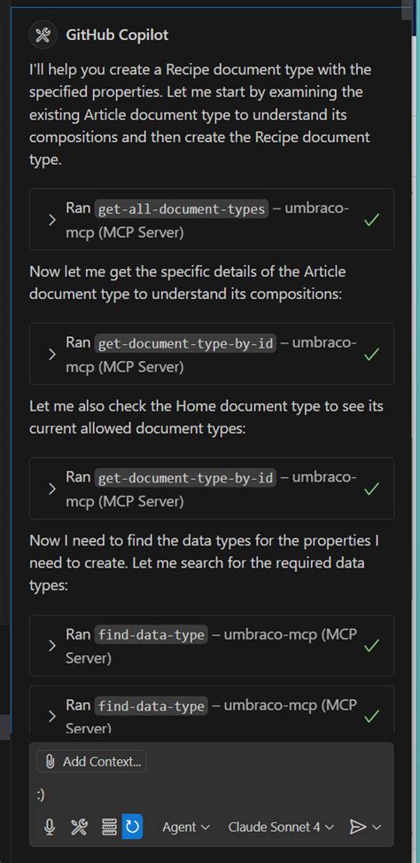 Create Umbraco Cms Document Types 80 Faster With Mcp A