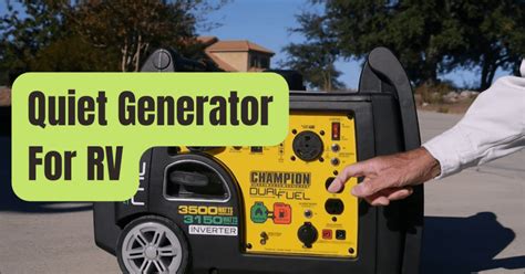 Generac RV Generator Repair With 7 Steps Explained RVing Beginner