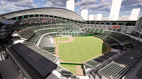 Mlb Concept Stadium Retractable Roof Demonstration And Timelapse Youtube
