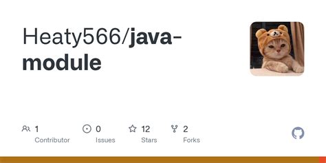Github Heaty566java Module