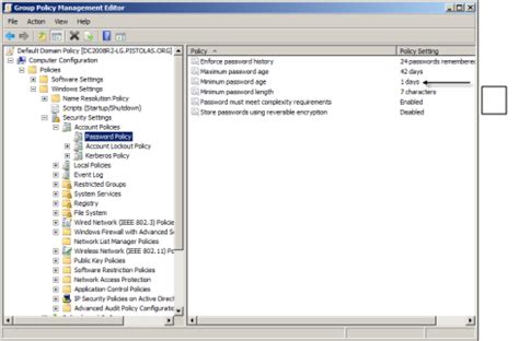 Unable To Update Account Password