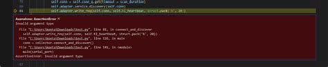 Invalid Argument Type When Sending A Write Request In Python Nordic Q