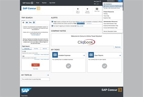 Sap Se Sap Enable Now Sap Concur App Center