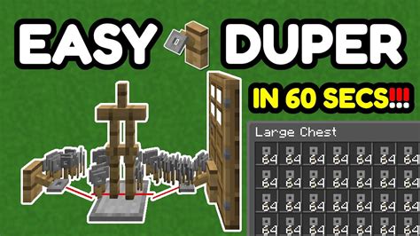 Easy Tripwire Hook Duper Minecraft 2611 Tutorial In 60 Seconds