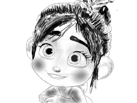 Vanellope Von Schweetz Sketch At Explore