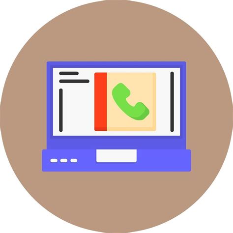 Contacts Flat Circle Style Icon 54682663 Vector Art At Vecteezy