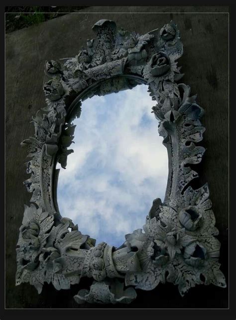 Baroque Mirror with Wrought Iron Frame