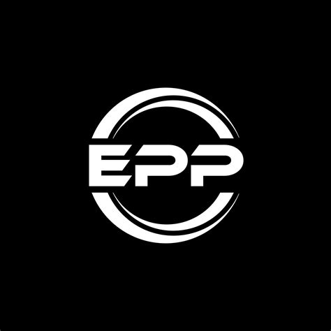 Epp Letter Logo Design In Illustration Vector Logo Calligraphy Designs For Logo Poster