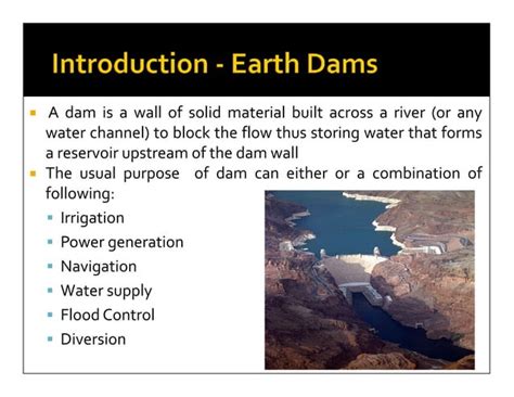 Earth And Rockfill Dams Ppt