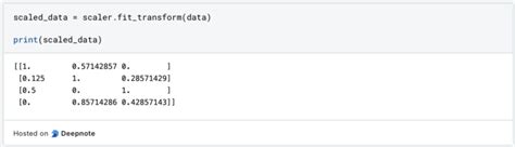 what is the minmax scaler data basecamp