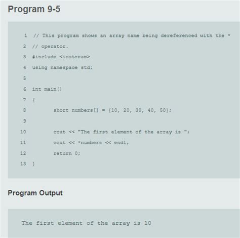 Solved Rogram 9 1 Demonstrates The Use Of The Address