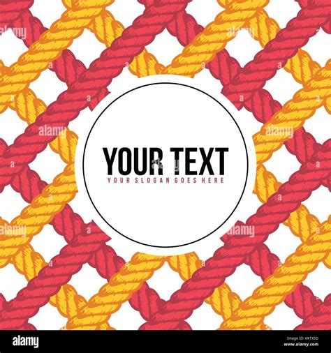 Lasso Rope Vector Pattern Background Template Art Stock Vector Image And Art Alamy