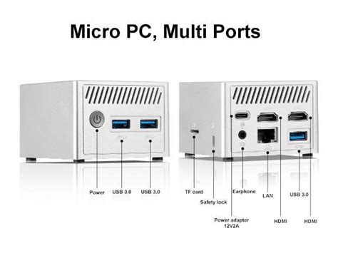 Neosmay Micro Pc Intel 11th Gen 10nm Cpu N5105 Wifi 6 8gb Ram 128gb Ssd Mini Pc Dual Screen