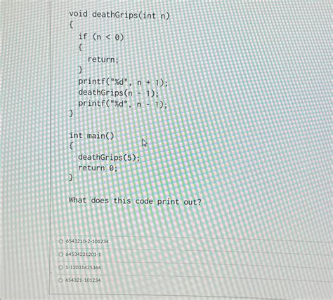 solved void deathgrips int n {if