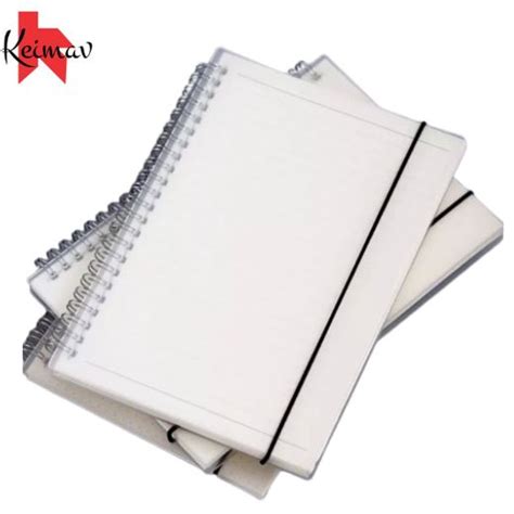 A Size Notebook Transparent Cover With Spring Garter Binder High Quality Paper Sketchbook