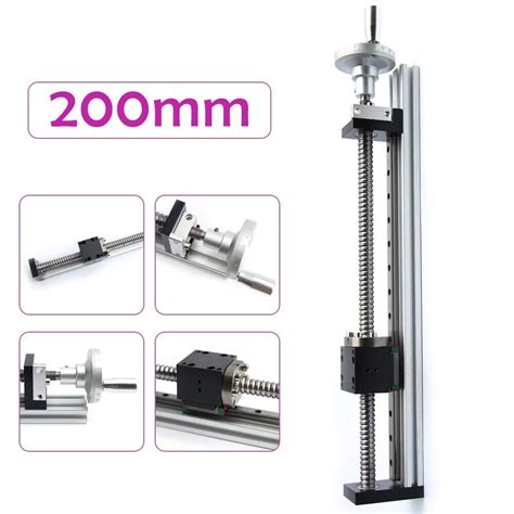 Manual Linear Rail Guide Slide Stage Actuator Ball Screw Motion Table Handwheel Walmart Com