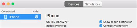 wireless debugging — ios run debug install builds over wifi by