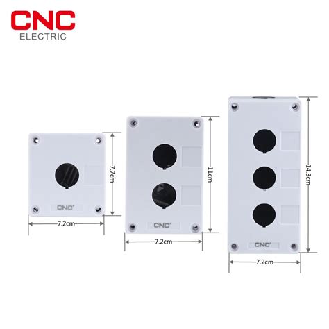 Cnc Waterproof Button Box Switch Control Box 123 Hole Industrial Switch