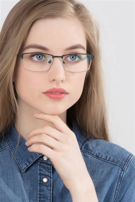 Prime Rectangle Black Brown Full Rim Eyeglasses Eyebuydirect