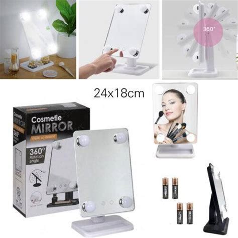 Дзеркало з підсвічуванням для макіяжу Cosmetie Mirror 360 Rotation Angel дропшиппінг Id