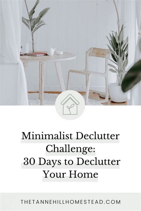 Minimalist Declutter Challenge 30 Days To Declutter Your Home