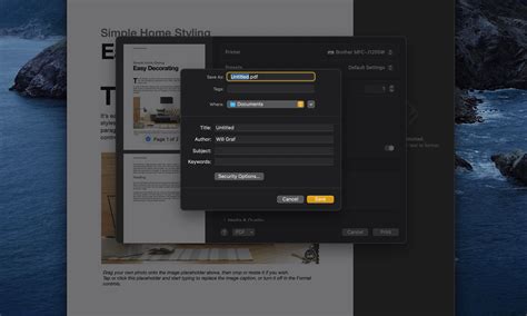 Como Imprimir Em PDF Ou Salvar Como PDF Em Um Mac Strong The One