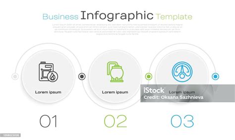 모터 오일 오일 탱크 저장 및 모터 가스 게이지를 위한 세트 라인 캐니스터 비즈니스 인포그래픽 템플릿입니다 벡터 0명에 대한 스톡 벡터 아트 및 기타 이미지 Istock