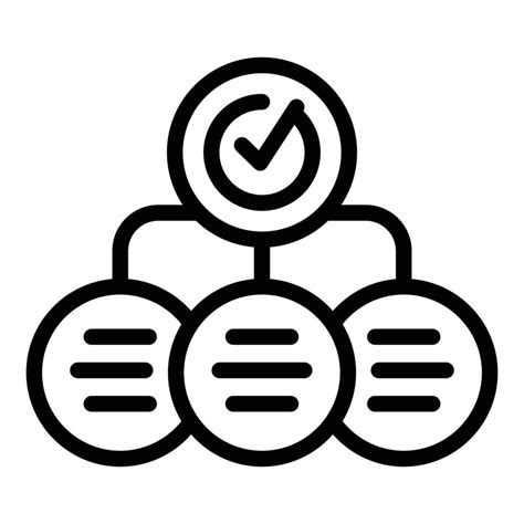 Sales Scheme Icon Outline Style 15900414 Vector Art At Vecteezy