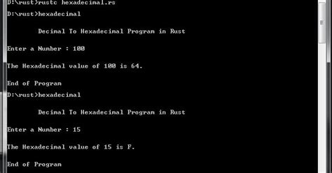 Free Programming Source Codes And Computer Programming Tutorials Decimal To Hexadecimal