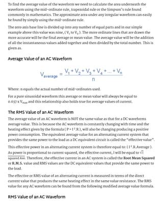 Ac Waveform And Ac Circuit Theory Of Sinusoids PDF