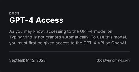 Gpt 4 Access