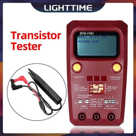 Digital Transistor Tester Multi Use Transistor Esr Smd Tester Diode Triode Resistor Capacitance