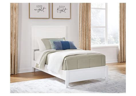 Binterglen Twin Panel Bed With Mirrored Dresser And 2 Nightstands